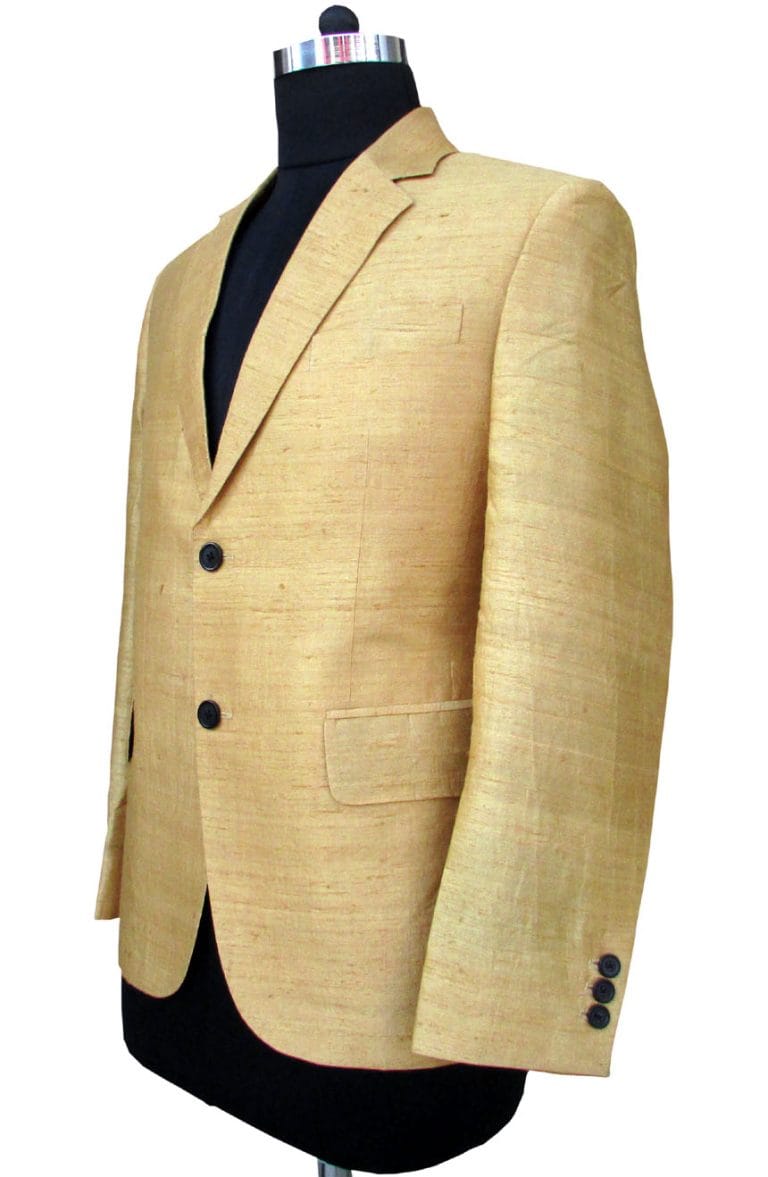 Mens Silk Blazer - Mens 100% Dupioni Silk Jacket | Baron Boutique
