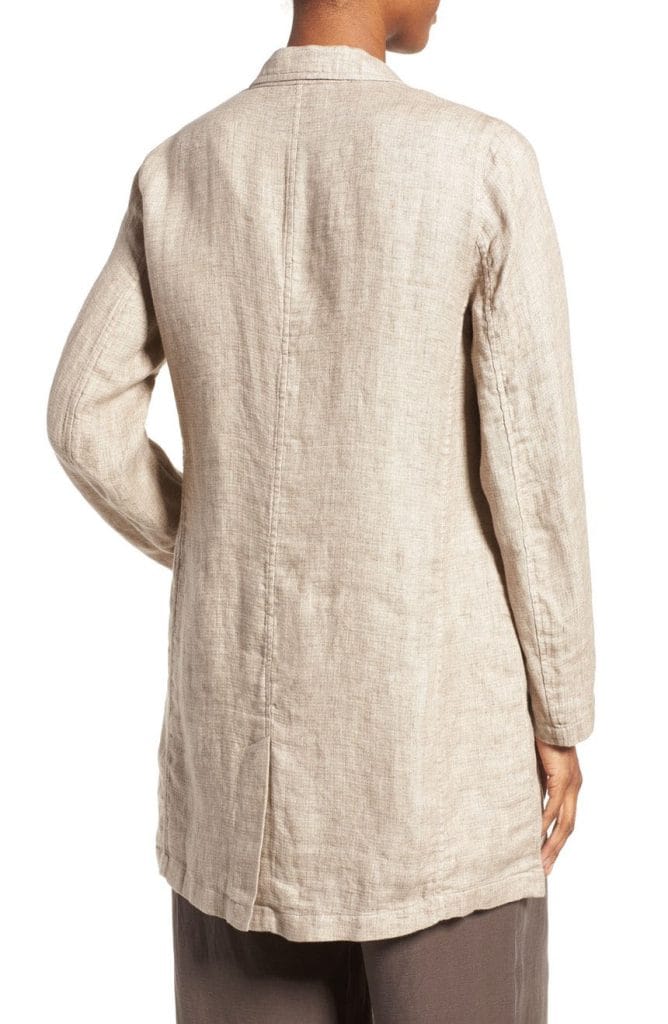 Unlined Linen Duster Coat | Women's Custom Linen Jacket