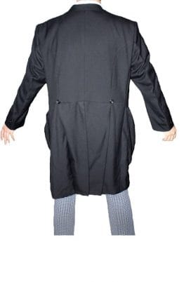 2nd Doctor Who coat costume in black - Free Shipping - Free Test Coat