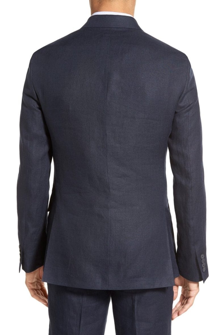 Linen wedding suit for grooms, summer, beach, & garden weddings