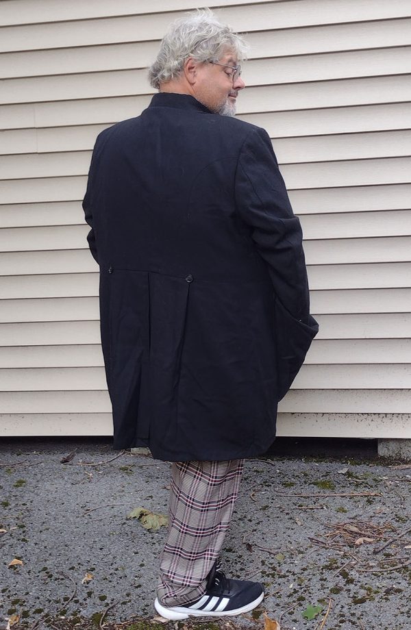 2nd Doctor Who coat costume in black | Custom Made