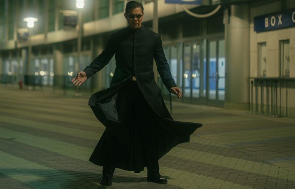 Matrix Reloaded Neo coat screen accurate for cosplayers from Matrix 2