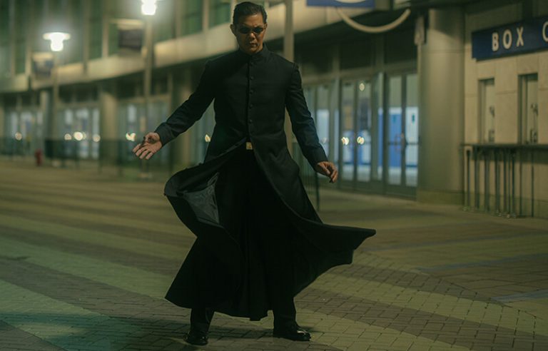 Matrix Reloaded Neo coat screen accurate for cosplayers from Matrix 2